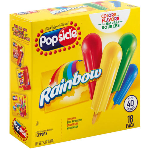 POPSICLE RAINBOW ICE POPS / 29.7 FL OZ – Brooklyn Fare