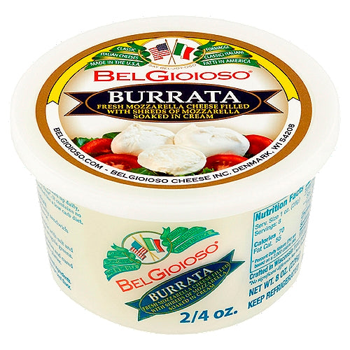 BELGIOIOSO PLAIN BURRATA CHEESE / 8 OZ – Brooklyn Fare