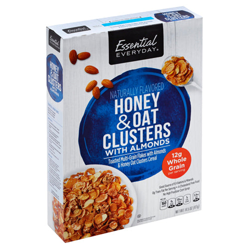ESSENTIAL EVERYDAY HONEY OAT CLUSTER ALMOND CEREAL / 14.5 OZ – Brooklyn ...