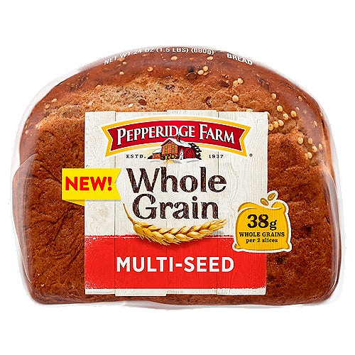PEPPERIDGE FARM WHOLE GRAIN MULTISEED BREAD / 24 OZ – Brooklyn Fare