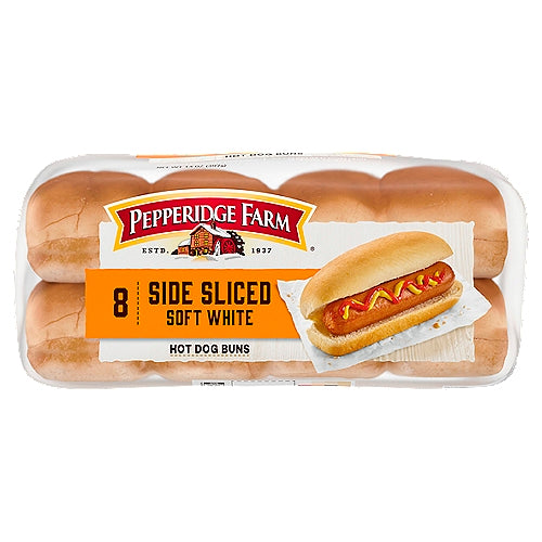 PEPPERIDGE FARM SIDE SLICED SOFT WHITE HOT DOG BUNS / 14 OZ – Brooklyn Fare