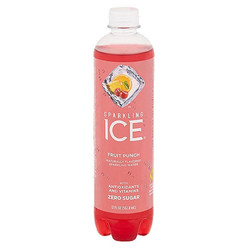 SPARKLING ICE FRUIT PUNCH ZERO SUGAR SPARKLING WATER / 17 FL OZ ...