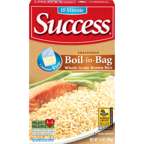 SUCCESS BROWN RICE BOIL IN BAG 10 MINUTES / 14 OZ – Brooklyn Fare