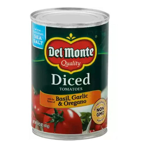 DEL MONTE DICED BASIL GARLIC TOMATO / 14.5 OZ – Brooklyn Fare