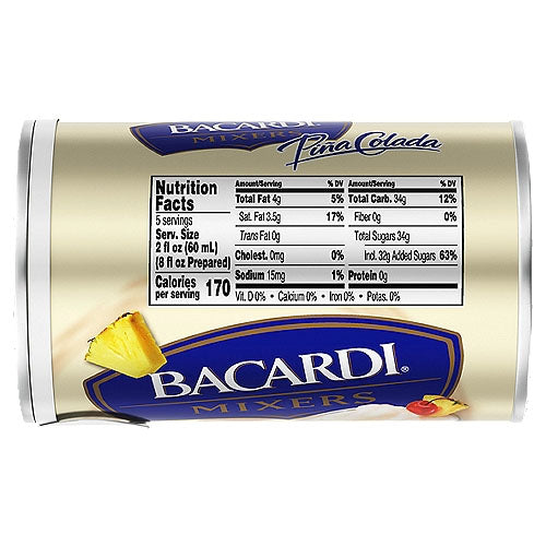 BACARDI PINA COLADA MIXER / 10 FL OZ – Brooklyn Fare