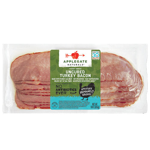 APPLEGATE ORGANIC UNCURED TURKEY BACON / 8 OZ – Brooklyn Fare