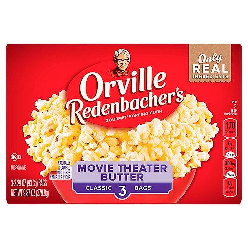ORVILLE RED POPCORN MOVIE / 9.87 OZ – Brooklyn Fare