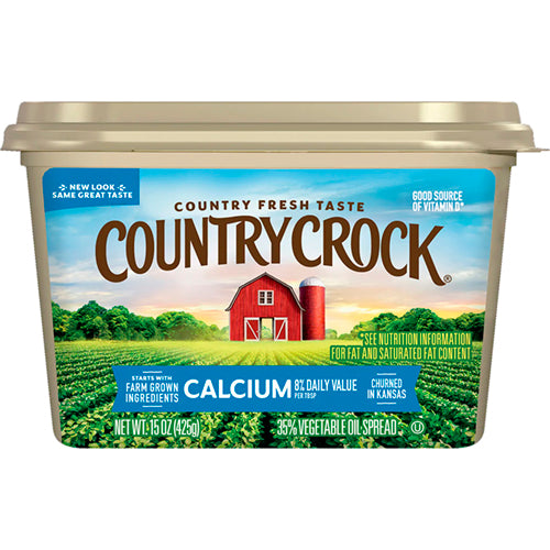 COUNTRY FRESH TASTE COUNTRY CROCK CALCIUM BUTTER / 15 OZ – Brooklyn Fare
