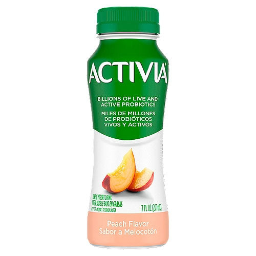 ACTIVIA PEACH DRINKABLE YOGURT - LOW FAT / 7 FL OZ – Brooklyn Fare