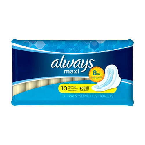 ALWAYS MAXI REGULAR PADS / 10 CT – Brooklyn Fare