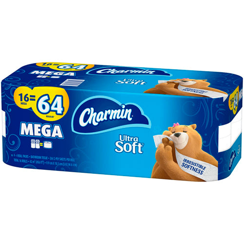 CHARMIN SOFT 16 MEGA ROLL 456 SF / 456 CT – Brooklyn Fare