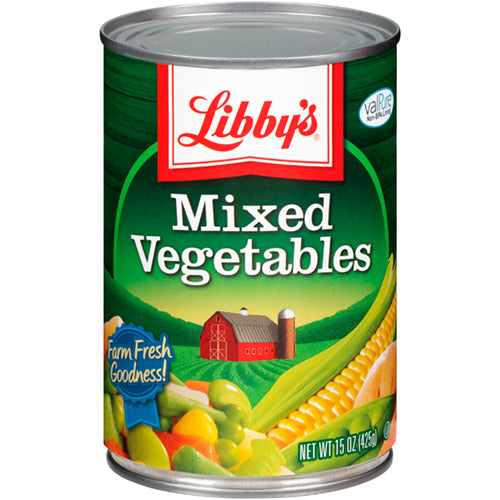 LIBBYS MIXED VEGETABLES / 15 OZ – Brooklyn Fare