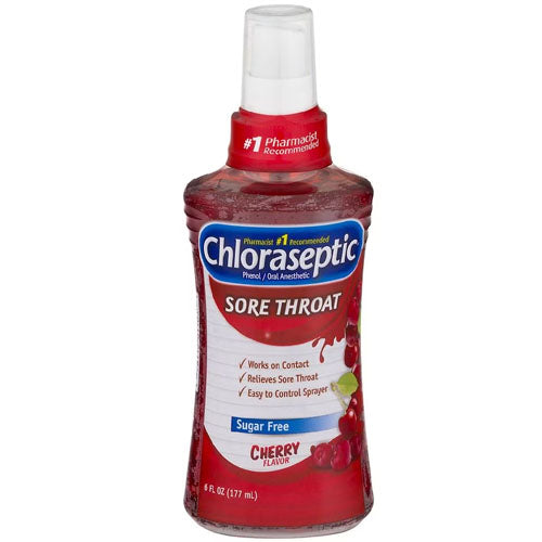 CHLORASEPTIC CHERRY SORE THROAT SPRAY / 6 FL OZ – Brooklyn Fare