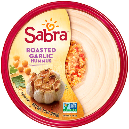 SABRA FRESH ROASTED GARLIC HUMMUS NON GMO / 10 OZ – Brooklyn Fare