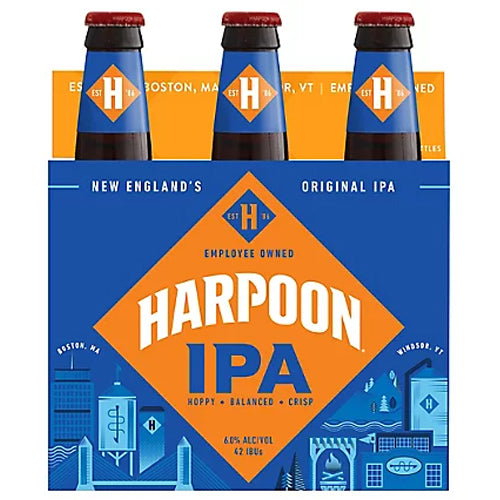 HARPOON IPA INDIA PALE ALE BEER / 6 PACK – Brooklyn Fare