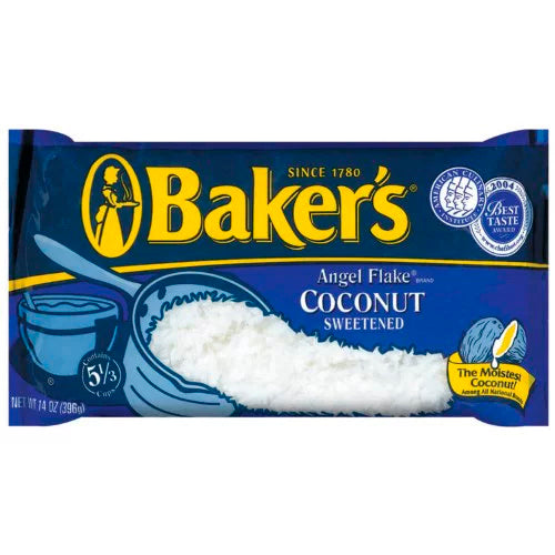 BAKER'S ANGEL FLAKES COCONUT / 14 OZ – Brooklyn Fare