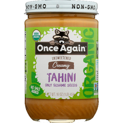 ONCE AGAIN ORGANIC TAHINI BUTTER / 16 OZ – Brooklyn Fare