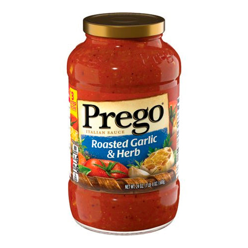 PREGO ROASTED GARLIC HERB SAUCE / 24 OZ – Brooklyn Fare