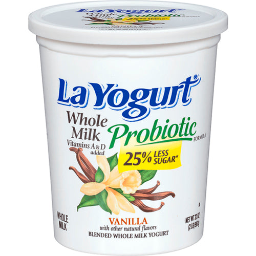 LA YOGURT WHOLE MILK VANILLA BLEND PROBIOTIC YOGURT / 32 OZ – Brooklyn Fare