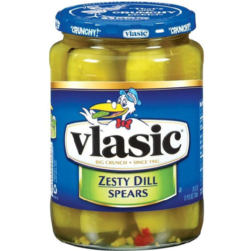 VLASIC ZESTY DILL SPEARS / 24 FL OZ – Brooklyn Fare