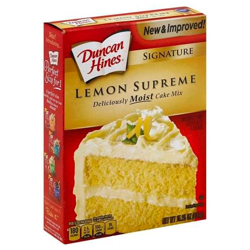 DUNCAN HINES LEMON SUPREME CAKE MIX / 15.25 OZ – Brooklyn Fare