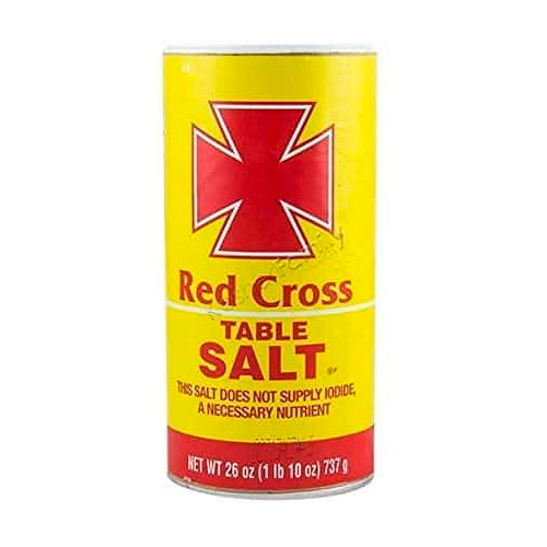 RED CROSS IODIZED SALT / 26 OZ – Brooklyn Fare