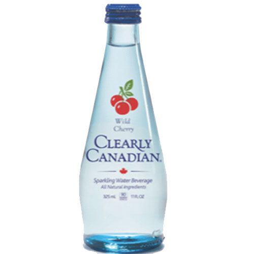 CLEARLY CANADIAN WILD CHERRY SPAKLING WATER / 11 FL OZ – Brooklyn Fare
