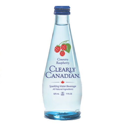 CLEARLY CANADIAN RASPBERRY SPARKLING WATER / 11 FL OZ – Brooklyn Fare