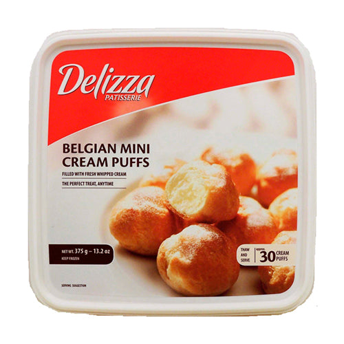 DELIZZA BELGIAN MINI CREAM PUFFS / 13.2 OZ – Brooklyn Fare
