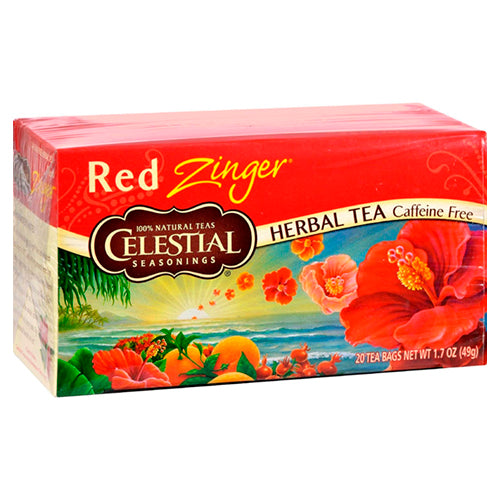 CELESTIAL RED ZINGER HERBAL TEA / 20 CT – Brooklyn Fare