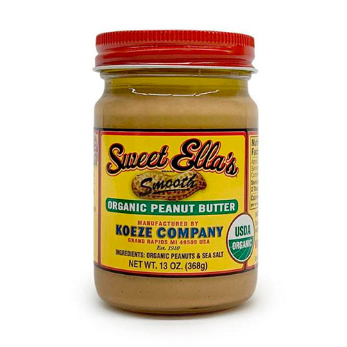 SWEET ELLAS ORGANIC PEANUT BUTTER SMOOTH / 12 CT – Brooklyn Fare