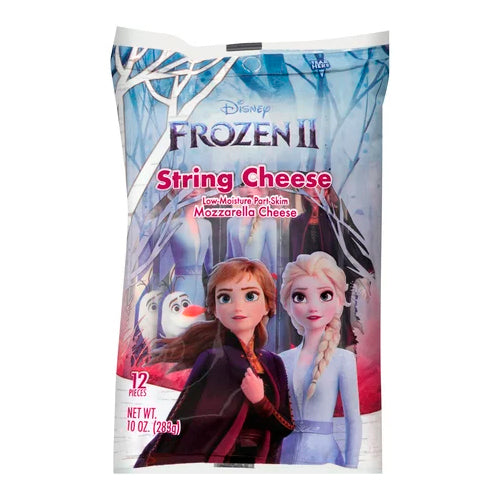 DISNEY FROZEN LOW MOISTURE PART SKIM STRING MOZZARELLA CHEESE / 10 OZ ...