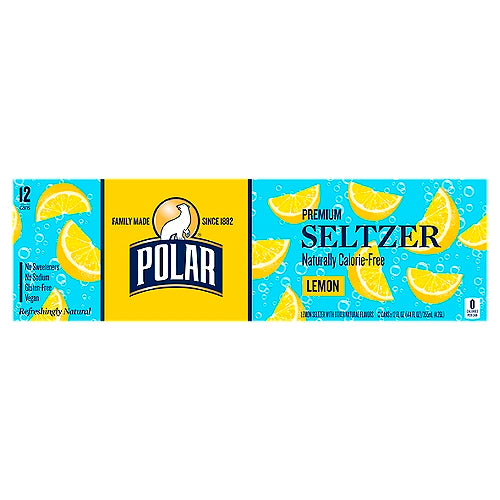 POLAR LEMON SELTZER 12 PACK / 144 FL – Brooklyn Fare