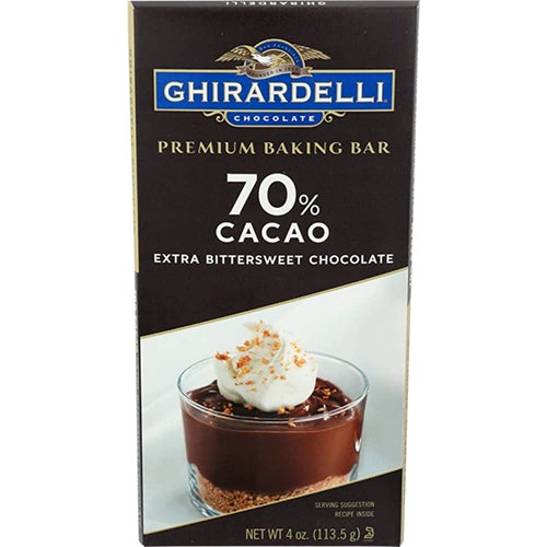 GHIRARD 70 CACAO BAKING BAR / 4 OZ – Brooklyn Fare