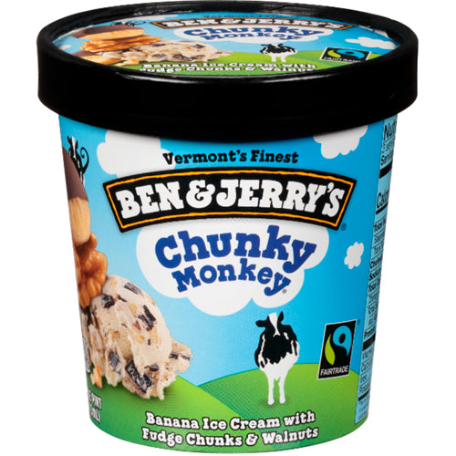 BEN & JERRY'S CHUNKY MONKEY ICE CREAM / 16 FL OZ – Brooklyn Fare
