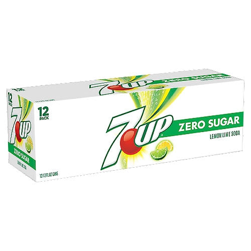 7UP ZERO SUGAR LEMON LIME SODA 12 CT / 144 FL OZ – Brooklyn Fare