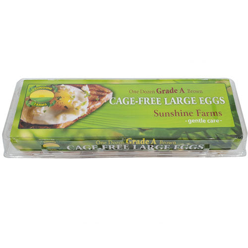 SUNSHINE FARMS CAGE FREE LARGE WHITE EGGS / 1 DOZEN – Brooklyn Fare