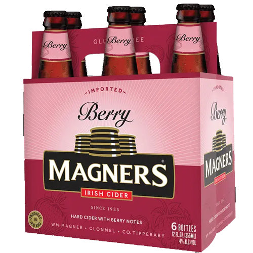 MAGNERS BERRY CIDER BOTTLE - HARD CIDER WITH BERRY NOTES / 6 PACK ...