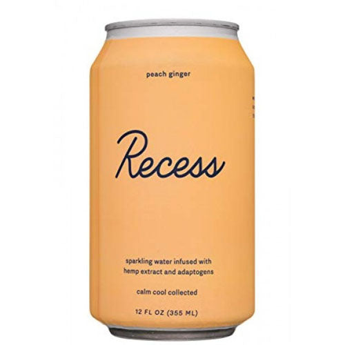 RECESS PEACH GINGER SPARKLING WATER INFUSED / 12 FL OZ – Brooklyn Fare