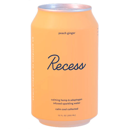 RECESS MOOD PEACH GINGER SODA / 12 FL OZ – Brooklyn Fare