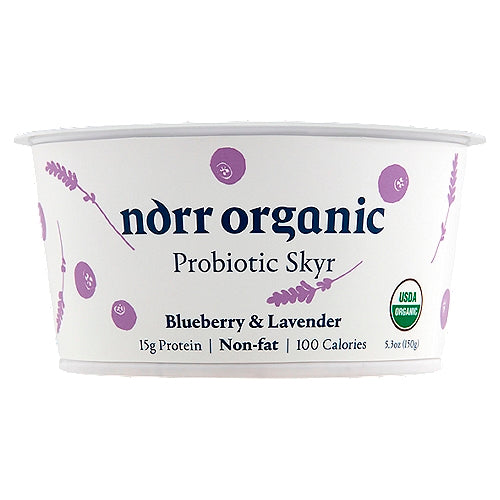 NORR SKYR ORGANIC BLUEBERRY & LAVENDER NON FAT / 5.3 OZ – Brooklyn Fare