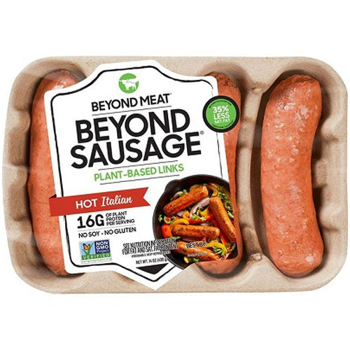 BEYOND MEAT HOT ITALIAN SAUSAGES - PLANT BASED / 14 OZ – Brooklyn Fare