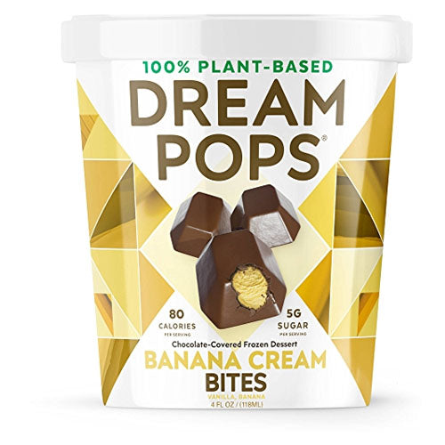 DREAM POPS BANANA CREAM BITES - PLANT BASED / 4 OZ – Brooklyn Fare