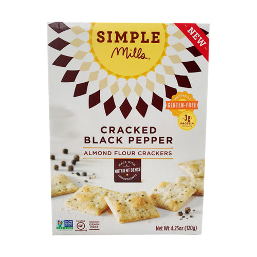 SIMPLE MILLS CRACKERS BLACK PEPPER / 4.25 OZ – Brooklyn Fare
