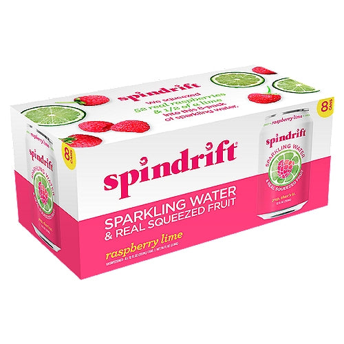 SPINDRIFT RASPBERRY LIME SPARKLING WATER / 96 FL OZ – Brooklyn Fare