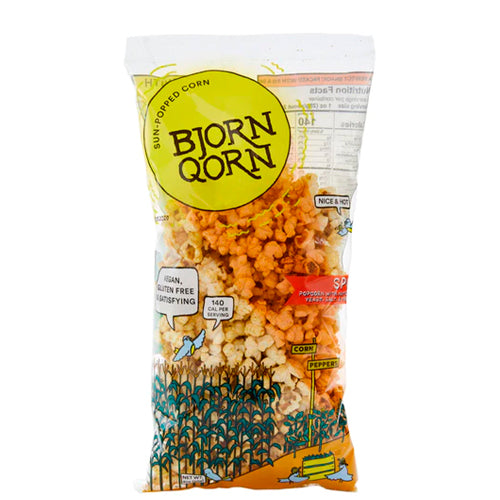 BJORN QORN SPICY POPCORN / 3 OZ – Brooklyn Fare