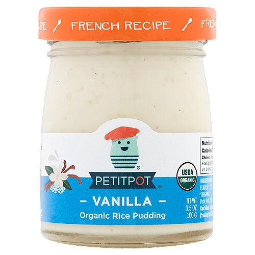 PETITPOT VANILLA ORGANIC RICE PUDDING / 4 OZ – Brooklyn Fare