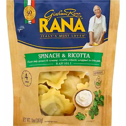 GIOVANNI RANA SPINACH & RICOTTA RAVIOLI 4 MINUTES / 10 OZ – Brooklyn Fare