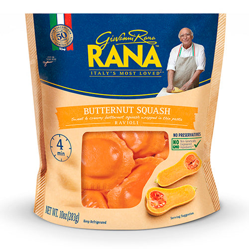 GIOVANNI RANA BUTTERNUT SQUASH RAVIOLI 4 MINUTES / 10 OZ – Brooklyn Fare
