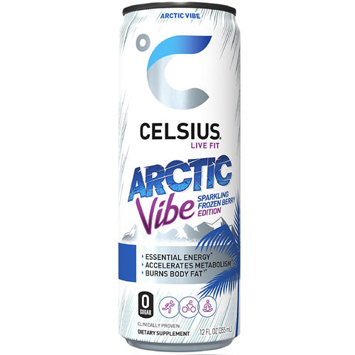 CELSIUS LIVE FIT ARTIC VIBE SPARKLING ENERGY DRINK / 12 FL OZ ...